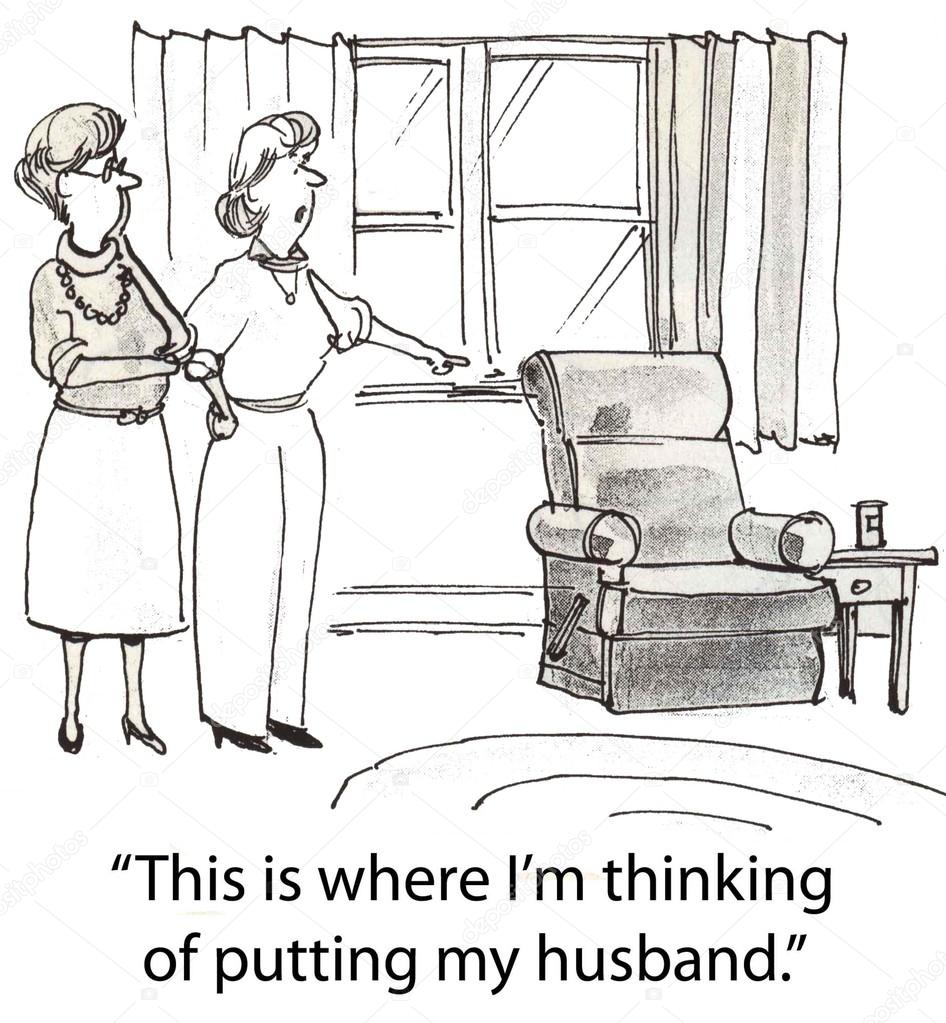 Cartoon illustration dialogue between two women Stock Illustration by ...