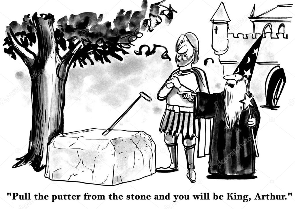 Mage and knight Stock Illustration by ©andrewgenn #32551481