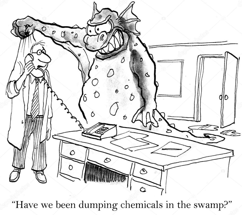 Mutant grabbed a scientist Stock Illustration by ©andrewgenn #32552497