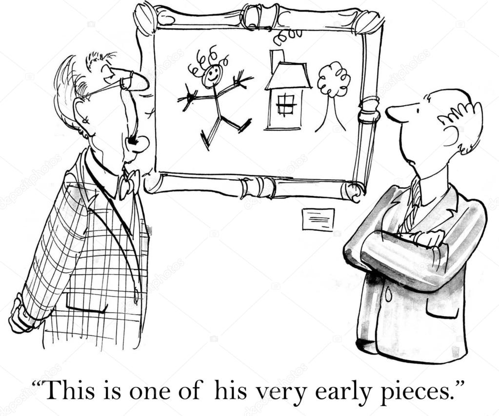 This is a very early example of art Stock Illustration by ©andrewgenn ...