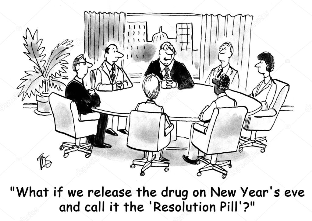 Cartoon illustration negotiations in the office Stock Illustration by ...