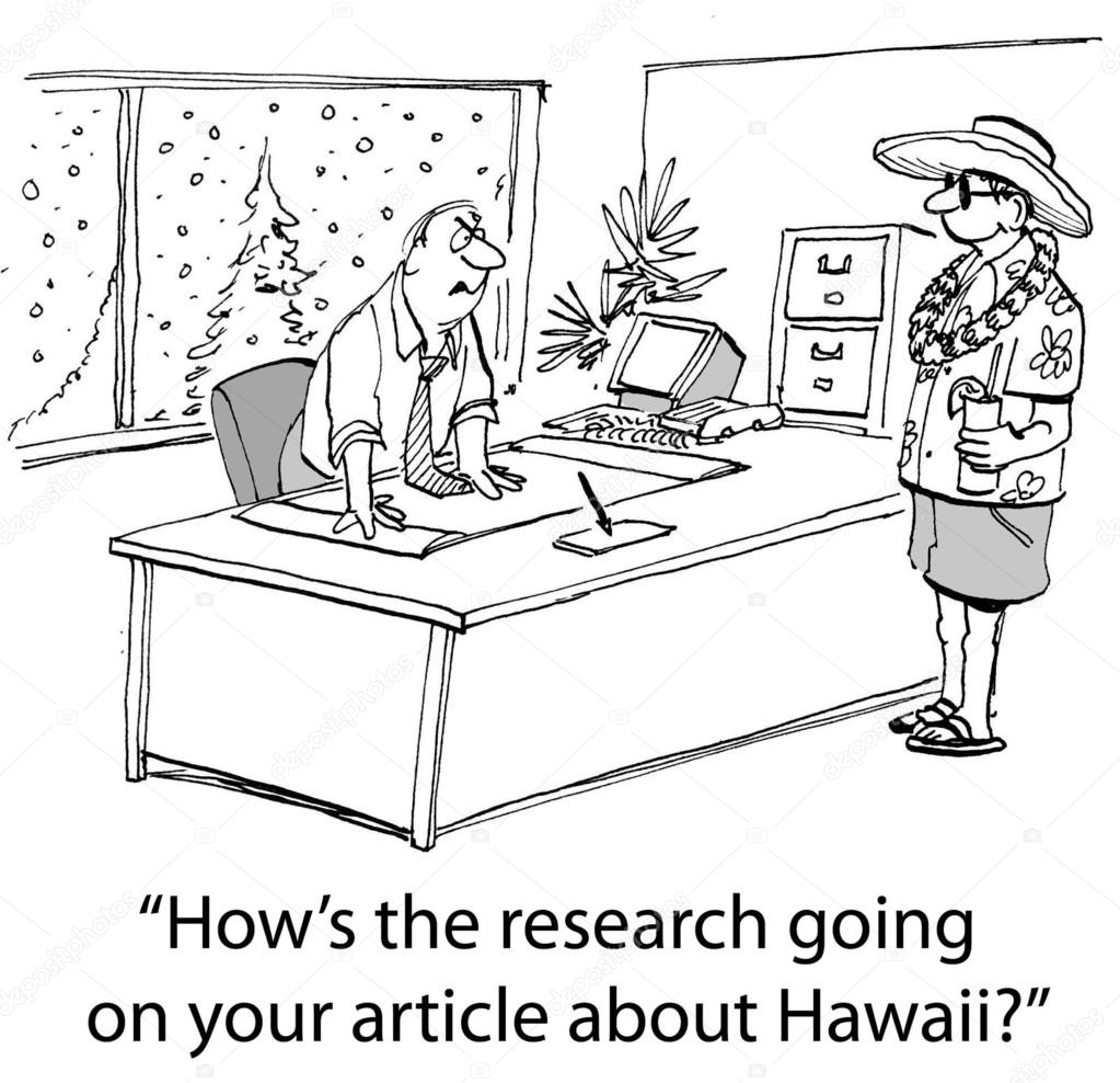 Cartoon illustration negotiations in the office Stock Illustration by ...