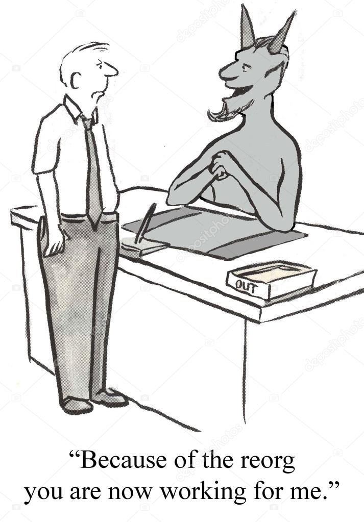 Cartoon illustration - Dealing with difficult people Stock Illustration ...