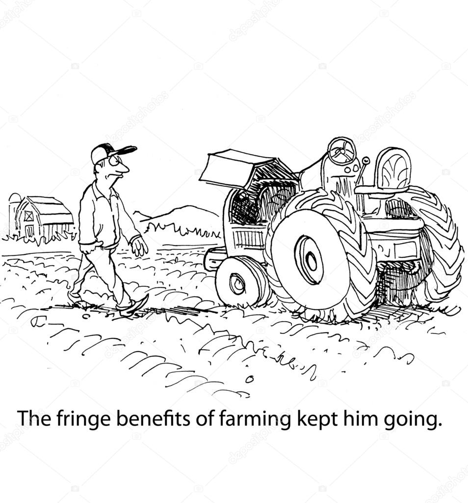 Problem with tractor Stock Illustration by ©andrewgenn #38899149