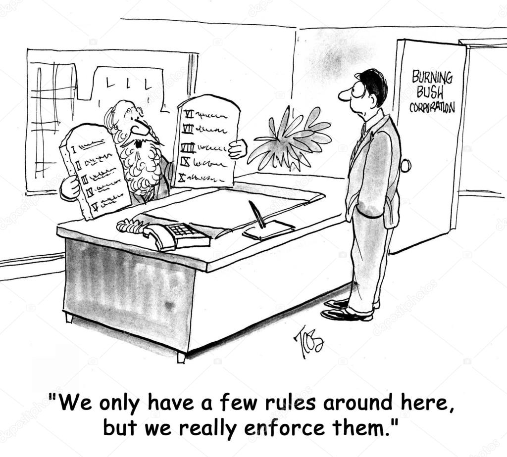 We only have a few rules around here Stock Illustration by ©andrewgenn ...