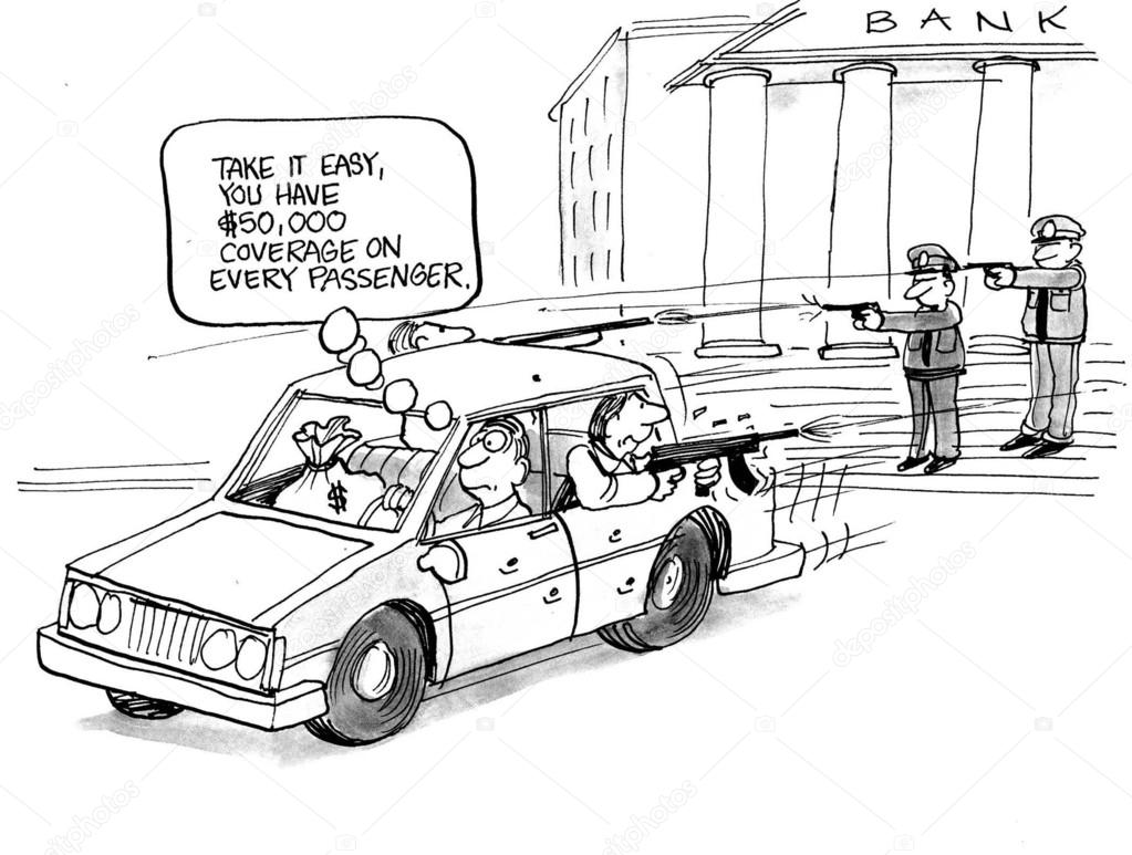 Bank robber is shooting at the police. Stock Illustration by ...