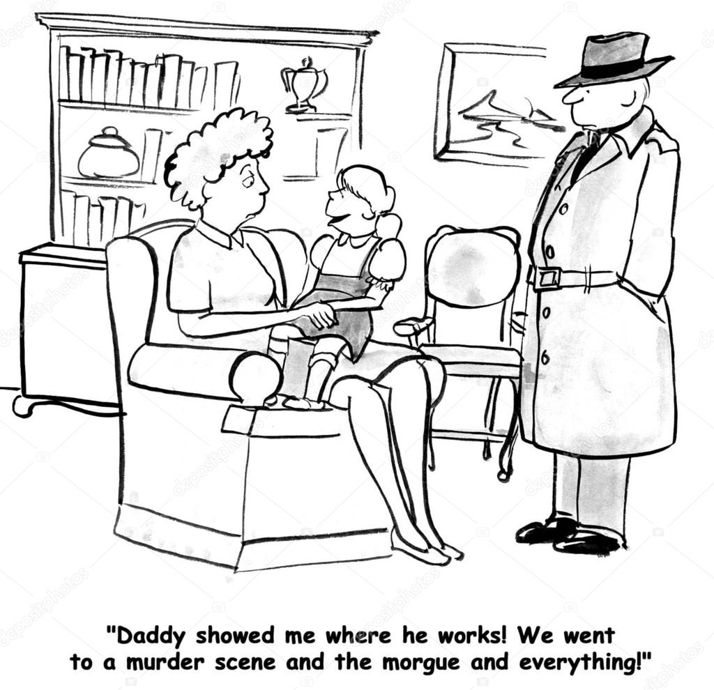 Daughter Tells Mom Stock Illustration By ©andrewgenn 38900449