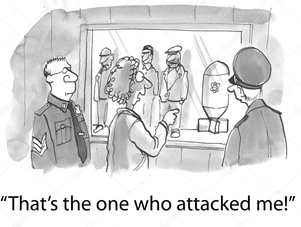 Concerned citizen fingers nuclear power Stock Illustration by ...