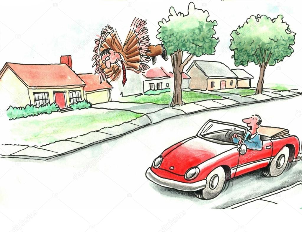 A man riding in a car Stock Illustration by ©andrewgenn #39172331
