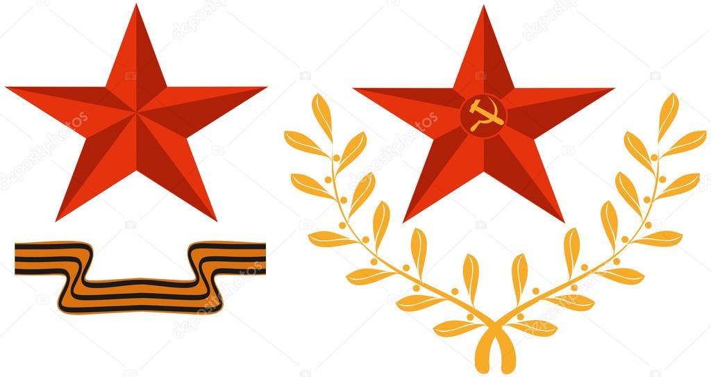 Symbols of the Victory Day Stock Vector Image by ©Belyaev71 #23503603