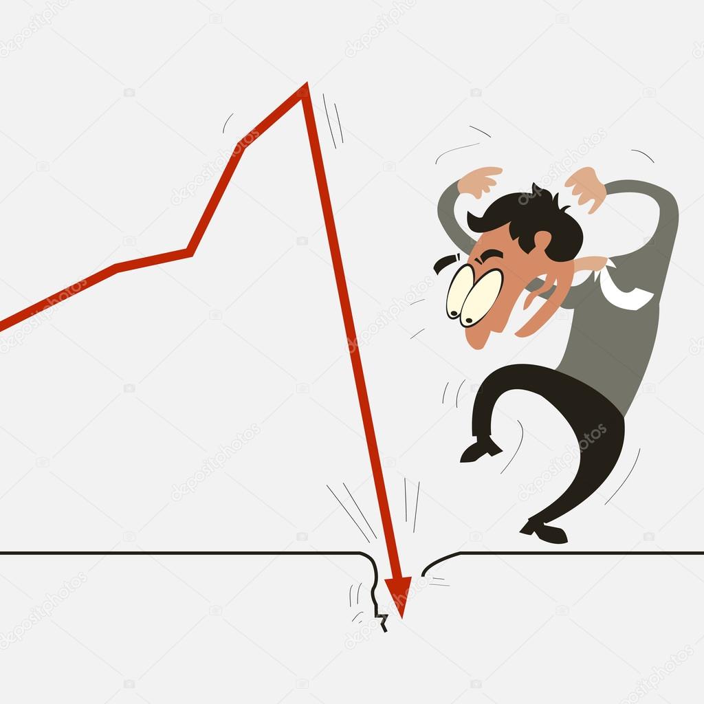 Going down business Stock Vector Image by ©jesadaphorn #31341295