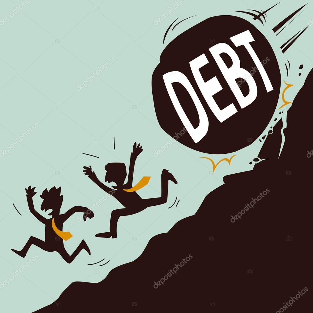 Big debt threatening Stock Vector Image by ©jesadaphorn #33719843 Big debt threatening Stock Vector Image by ©jesadaphorn #33719843