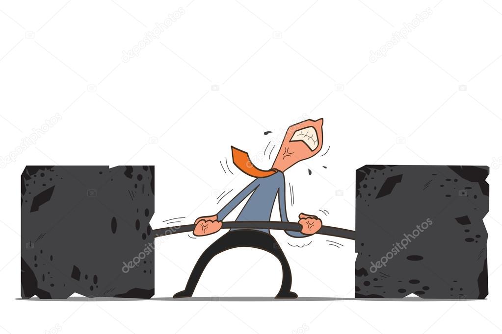 Too heavy — Stock Vector © jesadaphorn #35267603