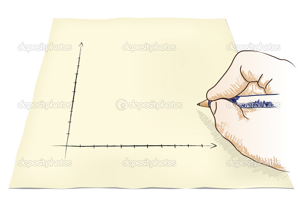 Hand draws a graph Stock Vector Image by ©robodread #28050927