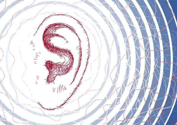 Ear and sound waves Stock Vector by ©robodread 29463223