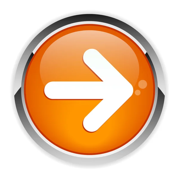 Button right arrow icon — Stock Vector © maxsim #27463229