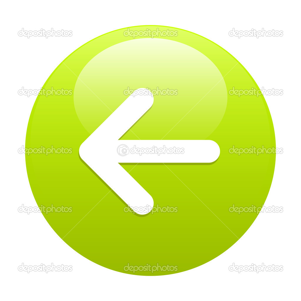 Button leftward green arrow Stock Vector Image by ©maxsim #28843285