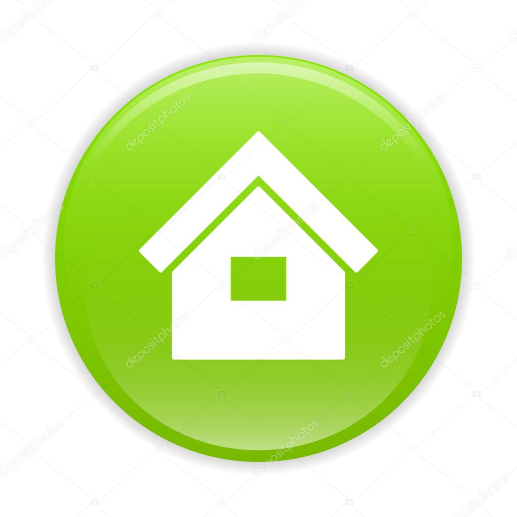 Icono del botón Inicio sobre fondo blanco — Vector de stock #31612755 ...