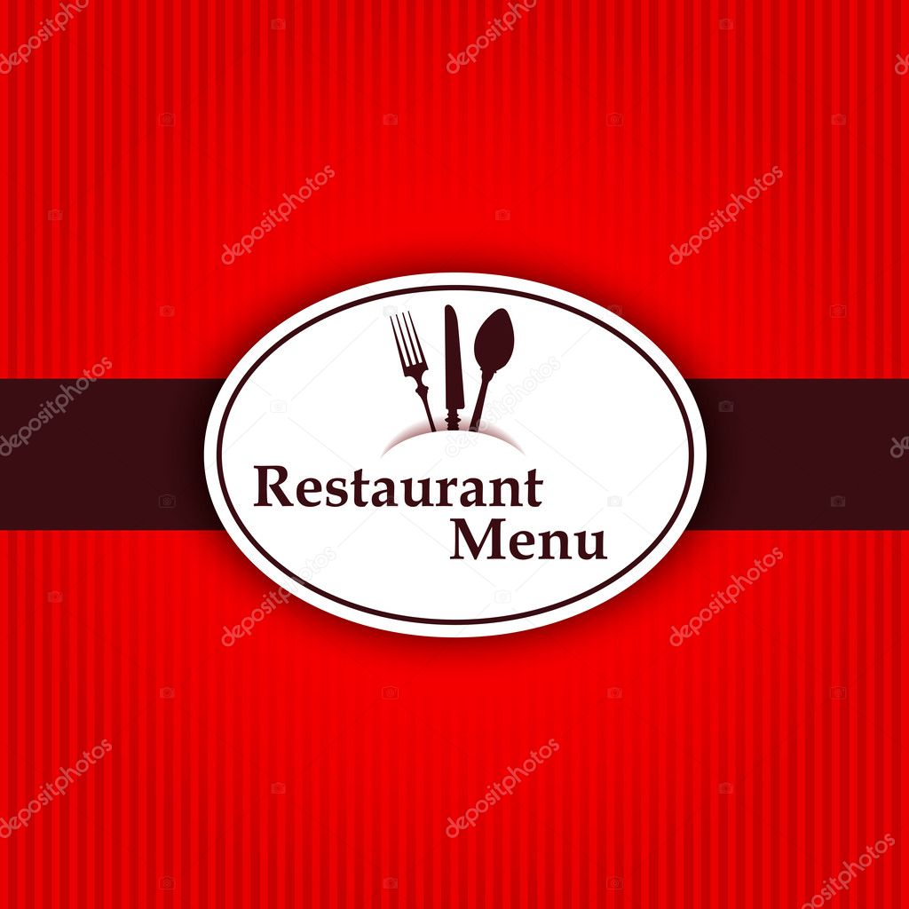 Sticker background restaurant menu Stock Vector Image by ©maxsim #37968449