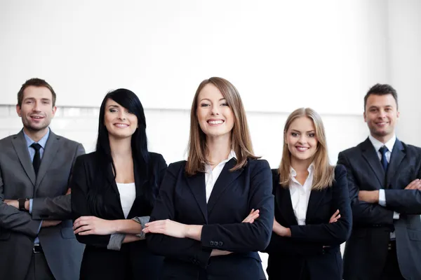 Business group with female leader - Stock Image - Everypixel