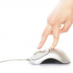 Hand holding mouse Stock Photo by ©mihhailov 5847411