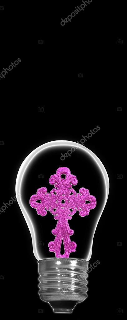 Light bulb with the cross Stock Photo by ©Kostia777 12168143