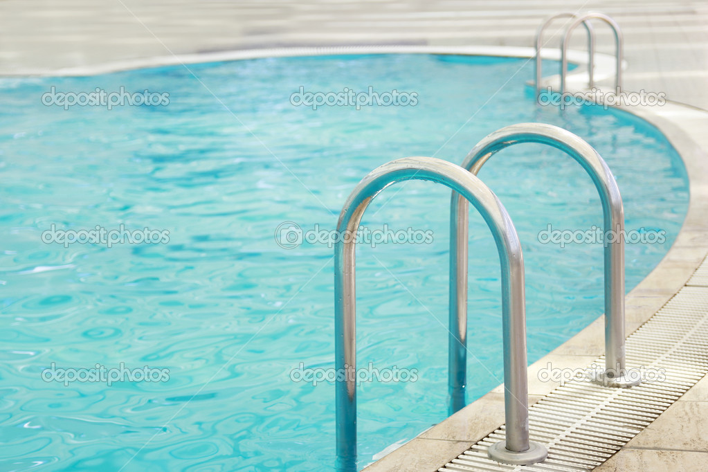 Steps in a water pool — Stock Photo © Kostia777 #44736475