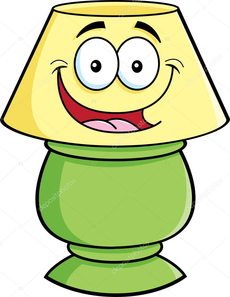 Lámpara de dibujos animados — Vector de stock © kenbenner #13923122