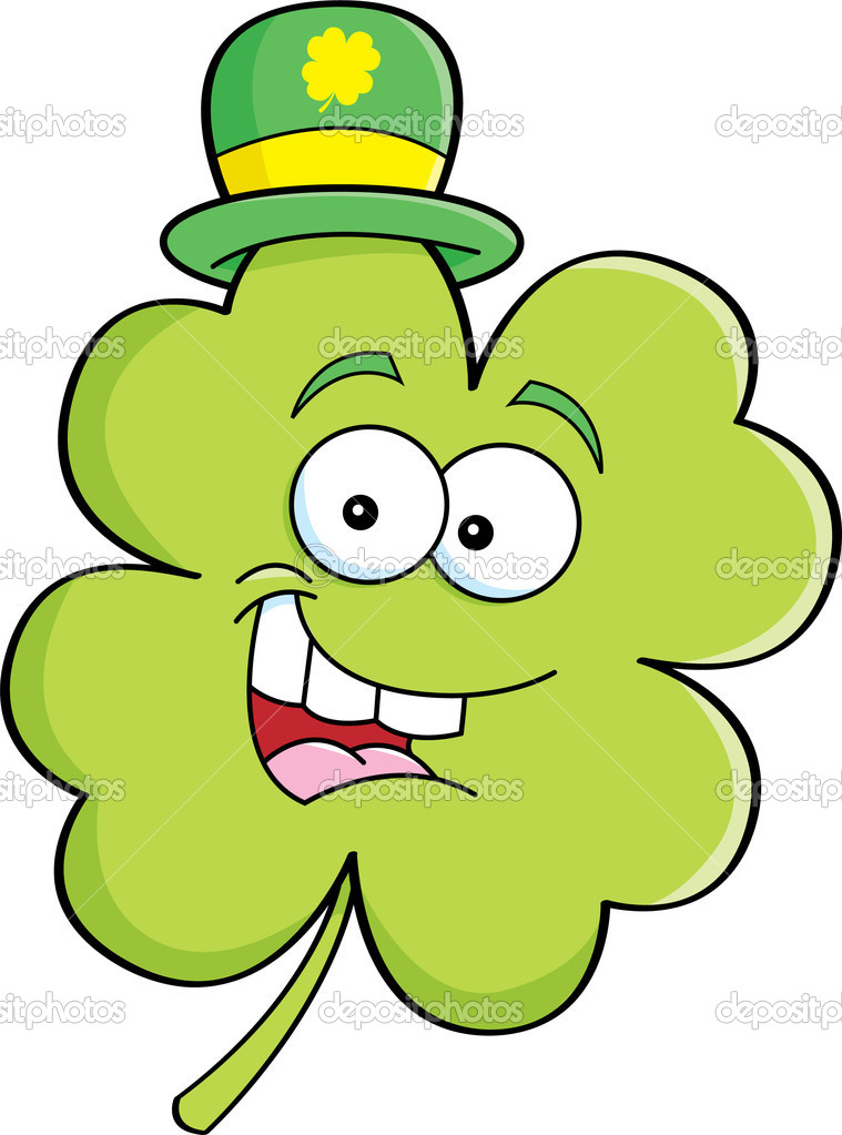 Trébol de dibujos animados Vector de stock #18269527 de ©kenbenner