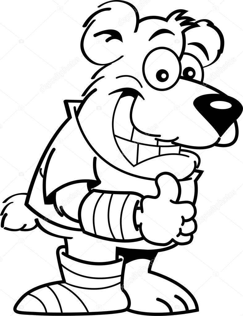 Broken Leg Cast Coloring Page Coloring Pages