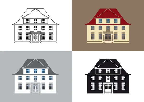 Manor house Stock Vectors, Royalty Free Manor house Illustrations ...
