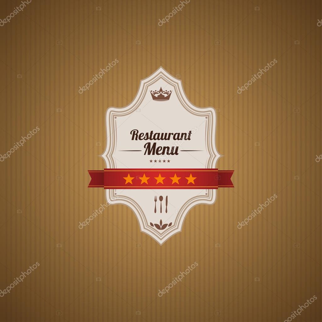 Image vectorielle Modèle de menu restaurant classique par ©ikonstudios ...