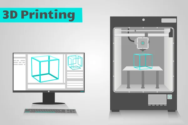 100,000 3d printing Vector Images | Depositphotos
