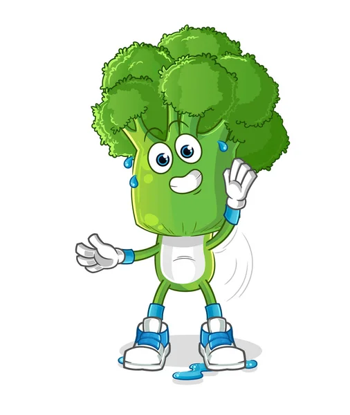 Brokoli Head Cartoon Tukang Pos Vector Karakter Kartun Vektor Stok oleh ...