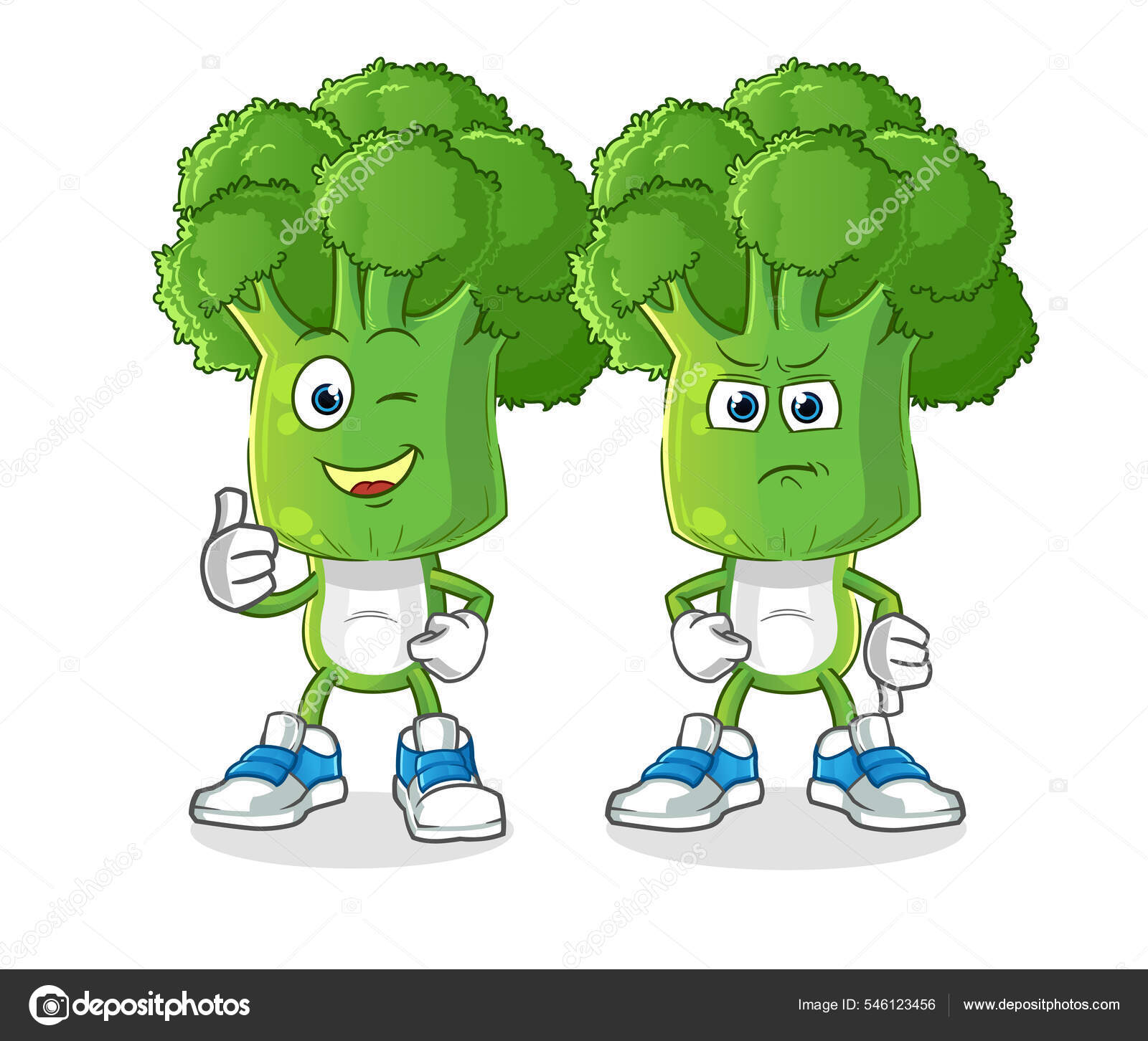 Broccoli Cartoon Characters