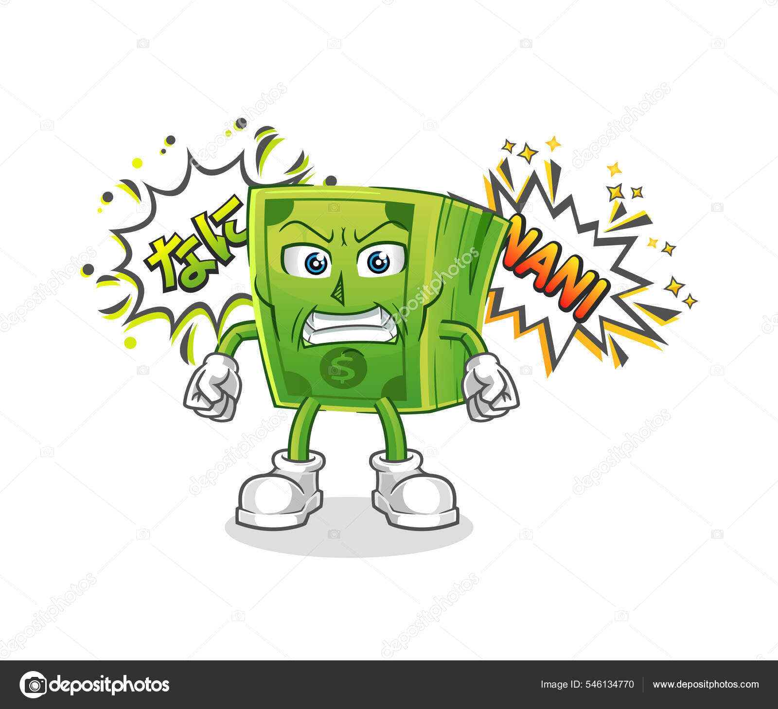 Para Anime Kızgın Vektör Çizgi Film Karakteri ©hariyusuf.rap.gmail.com ...