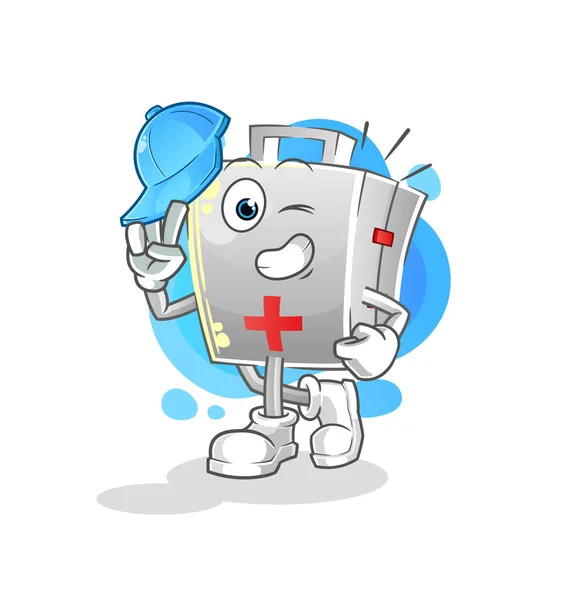 First Aid Kit Monster Vector Cartoon Character Stock Vector by ...