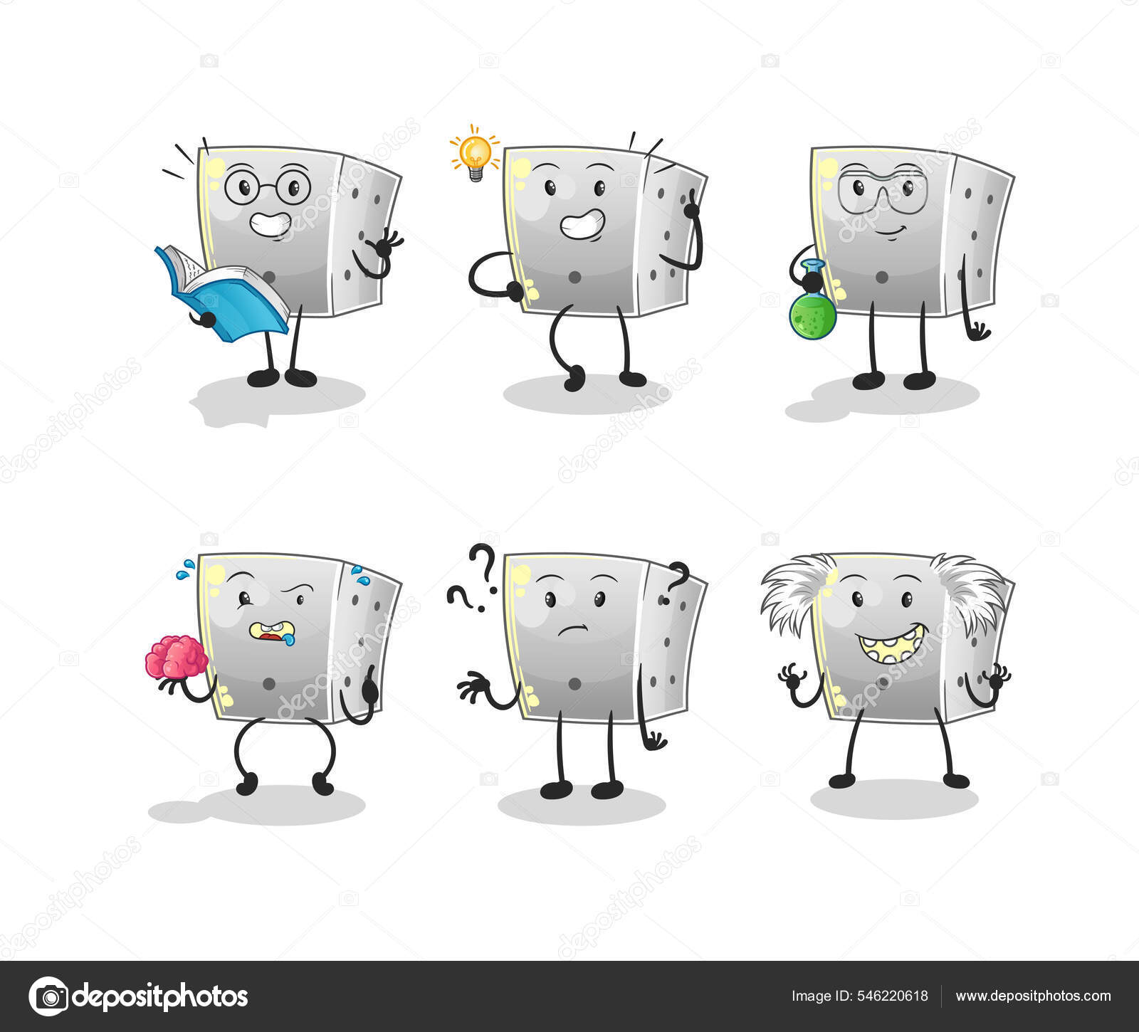 Thinking Personality Cartoon