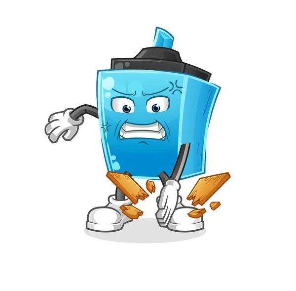 Marker Pen Crying Illustration Character Vector Stock Vector by ...