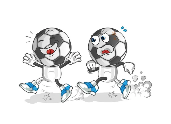Football Head Cartoon Propose Ring Cartoon Mascot Vector Stock Vector ...