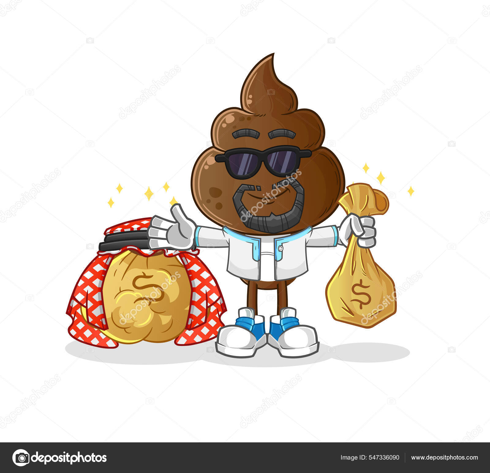 Human Shit Head Cartoon Rich Arabian Mascot Cartoon Vector Vector de ...