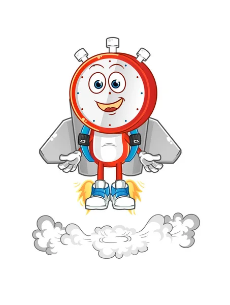 Golf Head Jetpack Mascot Cartoon Vecto Stock Vector by ©hariyusuf.rap ...