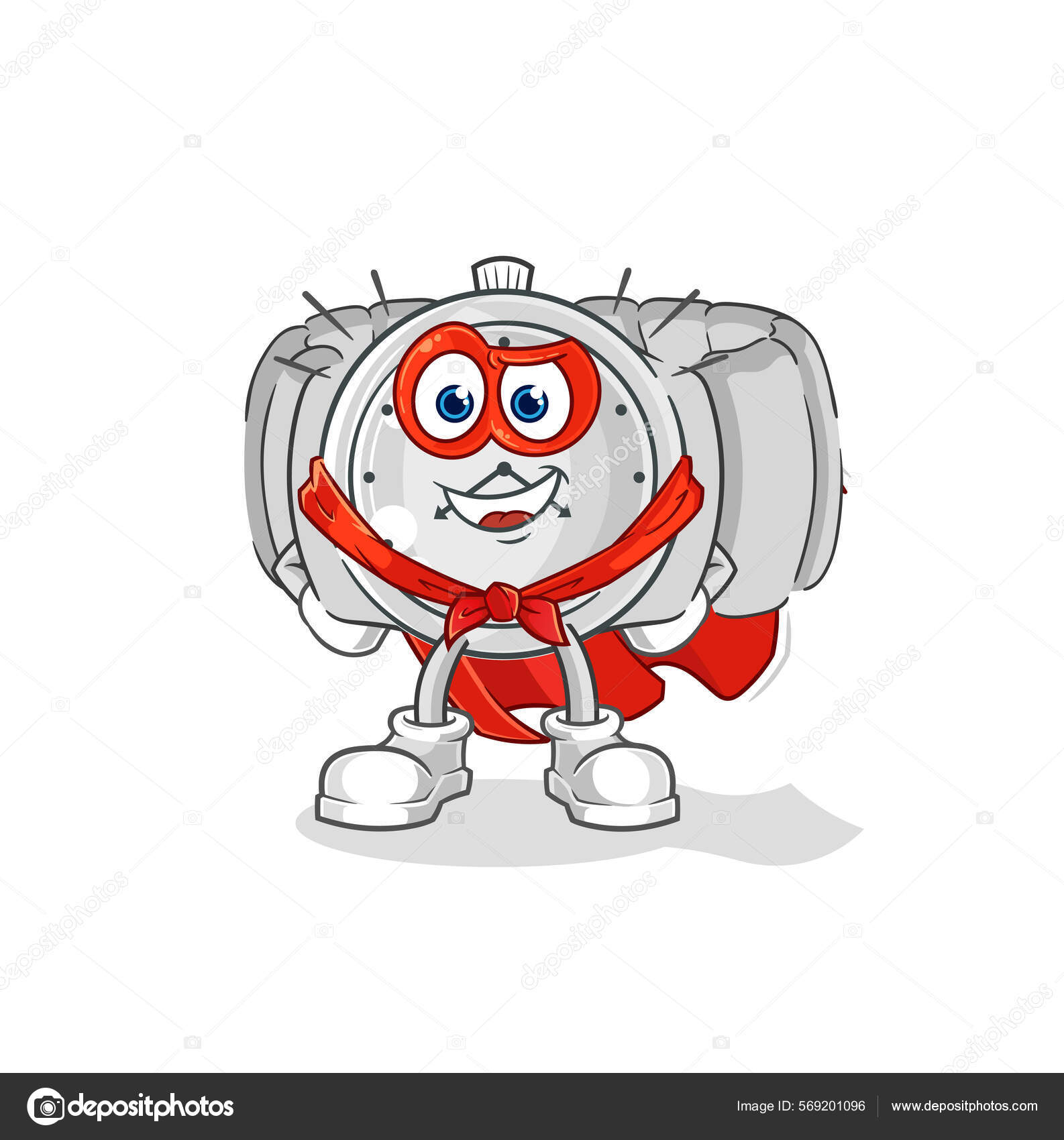 Wristwatch Heroes Vector Cartoon Characte Stock Vector by ©hariyusuf ...