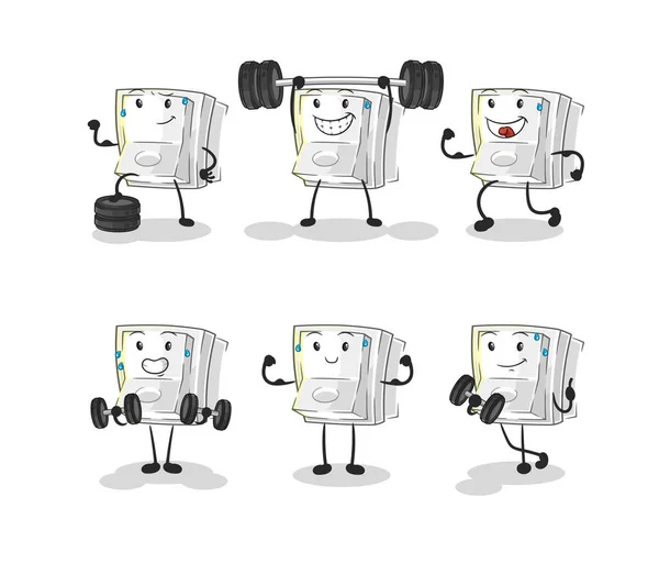 100,000 Workout cartoon Vector Images | Depositphotos