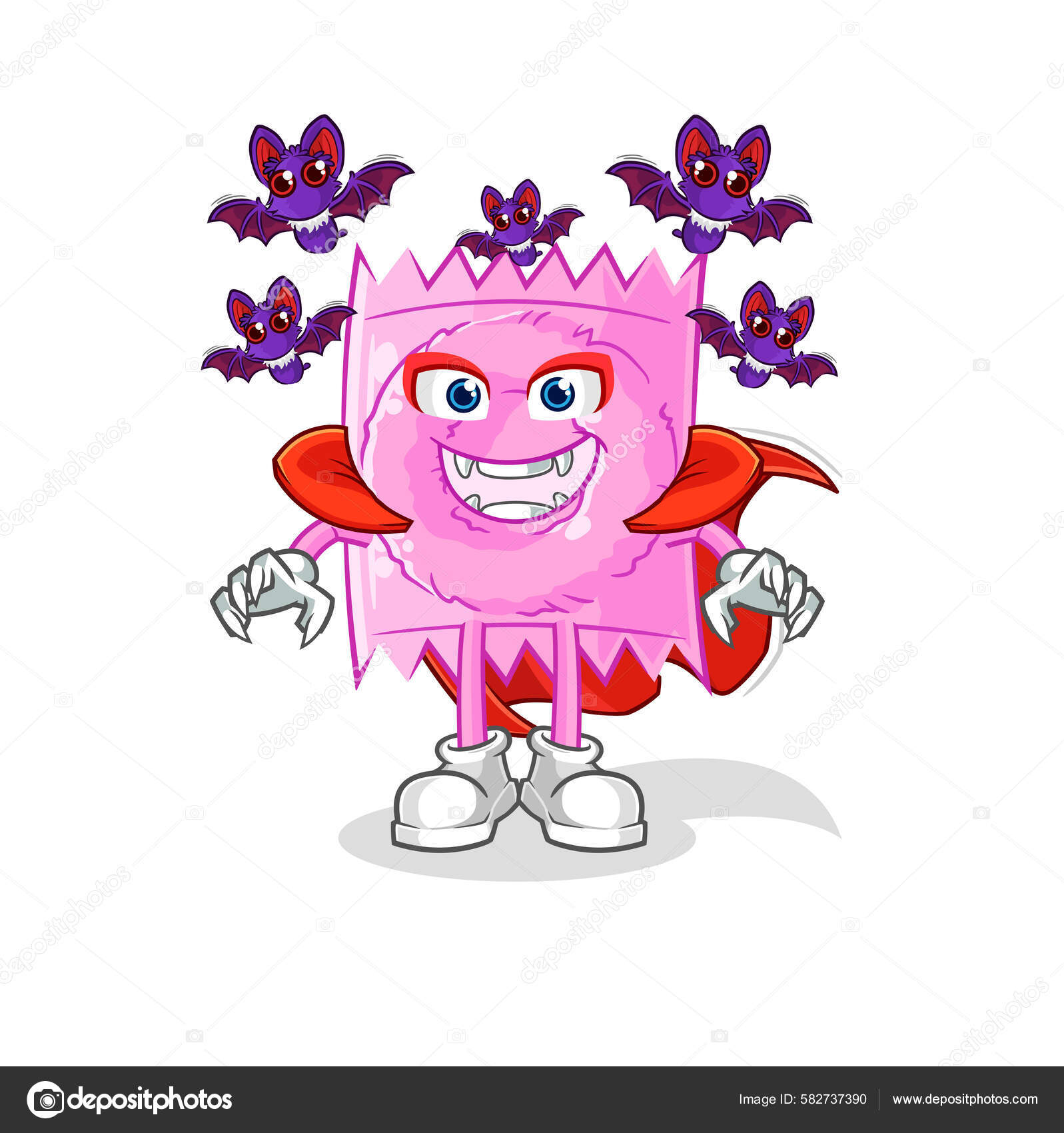 Condom Dracula Illustration Character Vecto Stock Vector by ©hariyusuf ...