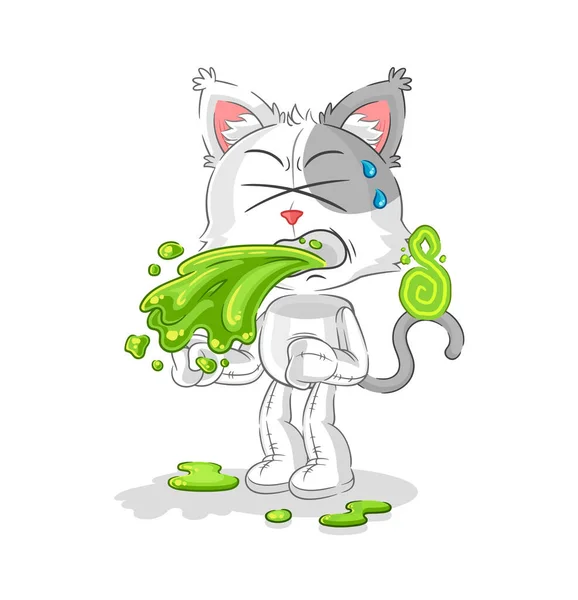 Cat vomit Vector Art Stock Images | Depositphotos
