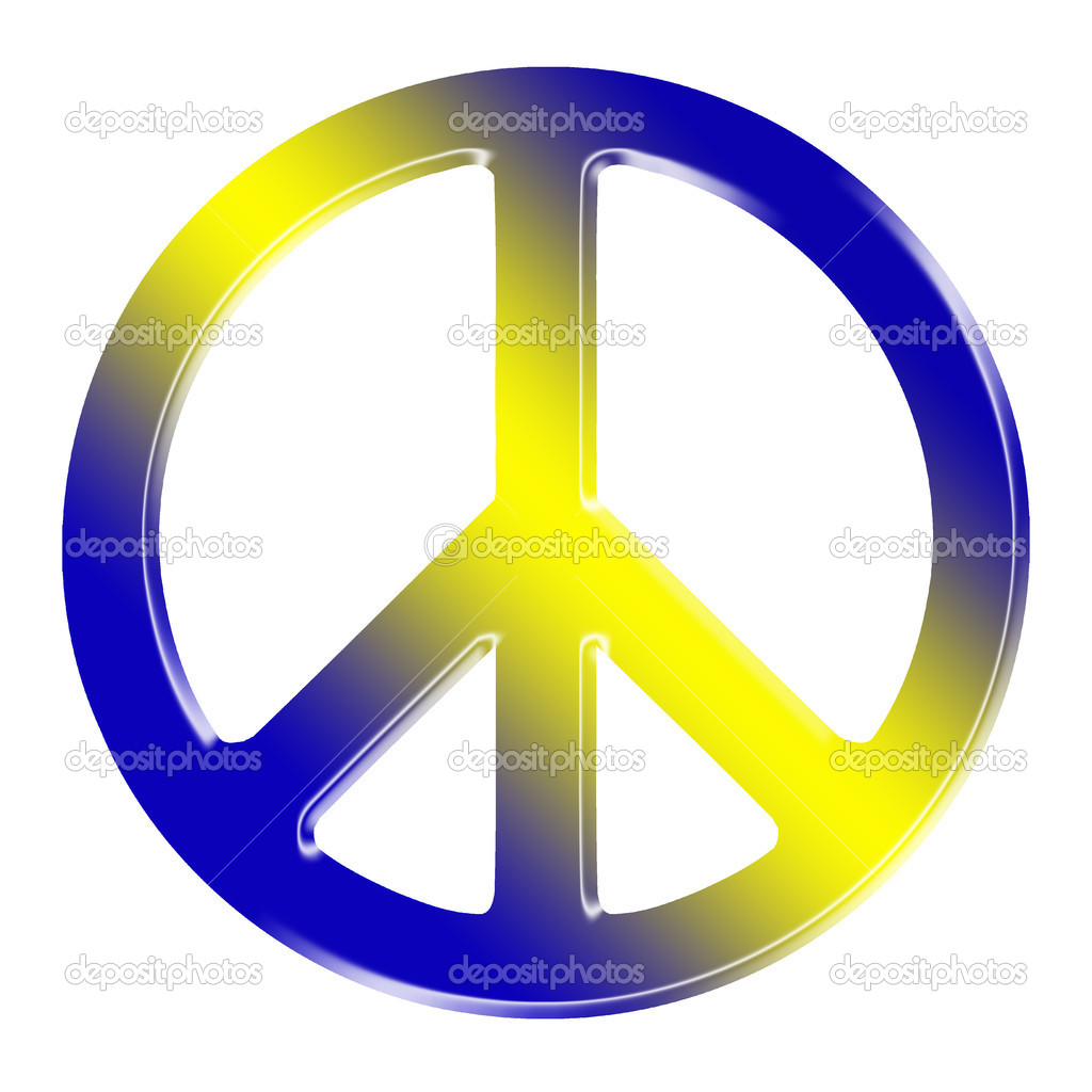 Dimensional peace sign — Stock Photo © nattapol #31291611