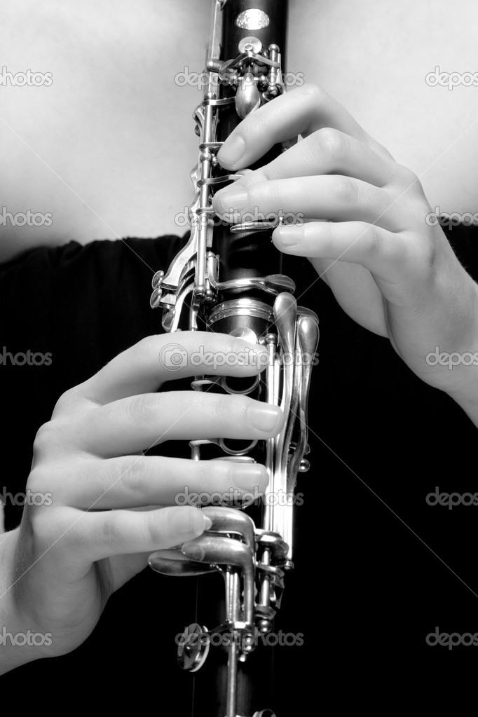 Female Clarinet Player