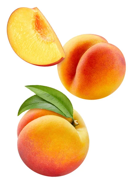 Peach isolated. Peach slice. Stock Photo by ©Maks_Narodenko 545407320 Peach isolated. Peach slice. Stock Photo by ©Maks_Narodenko 545407320