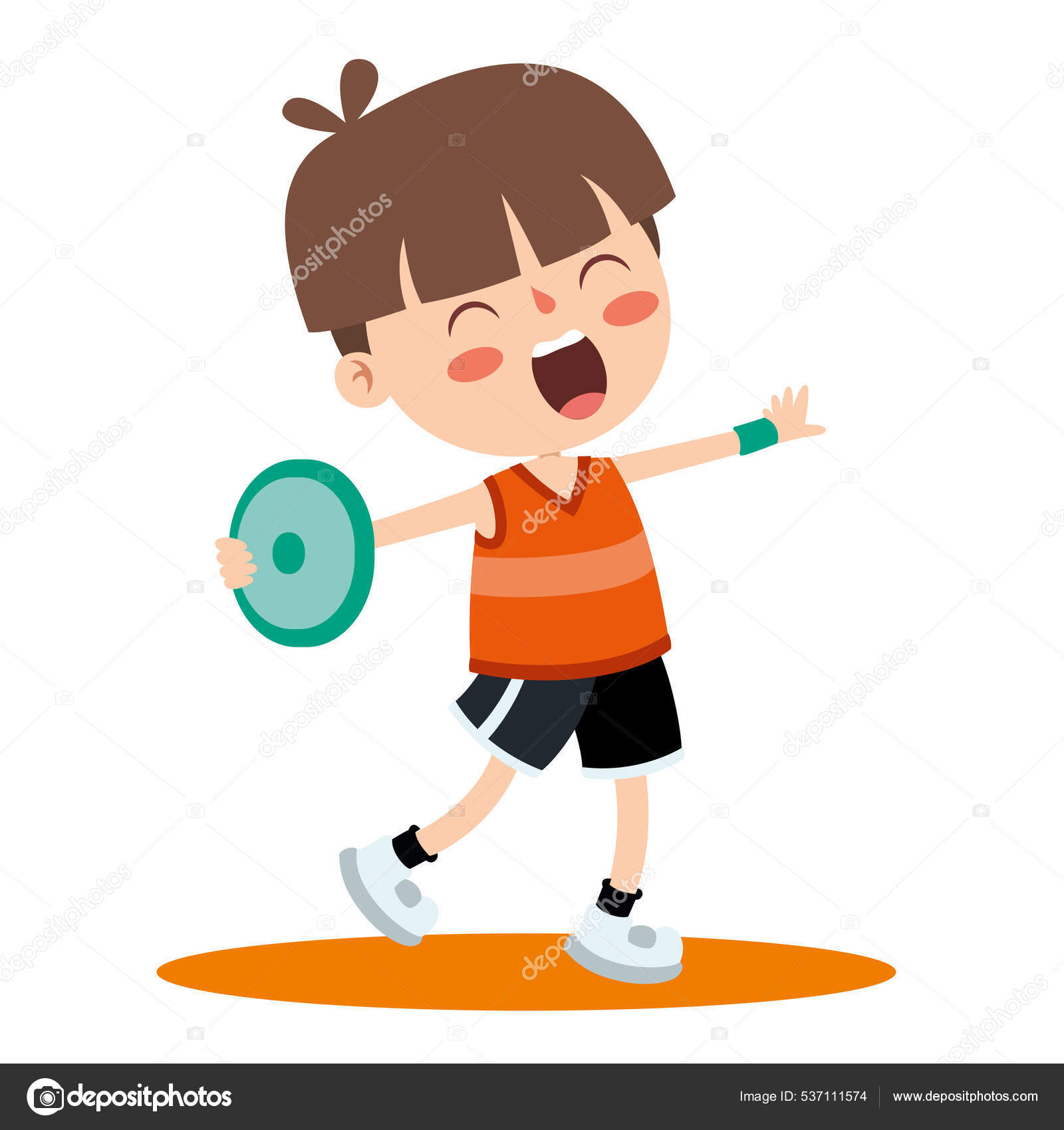 Discus Thrower Clipart